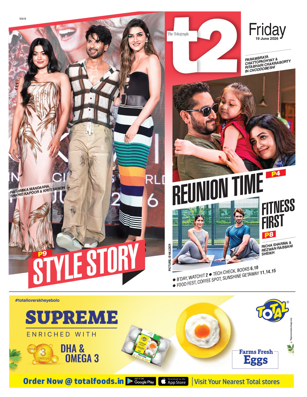 Telegraph India Epaper - Calcutta Edition, Friday, 19 Jun, 2026 | T2 ...